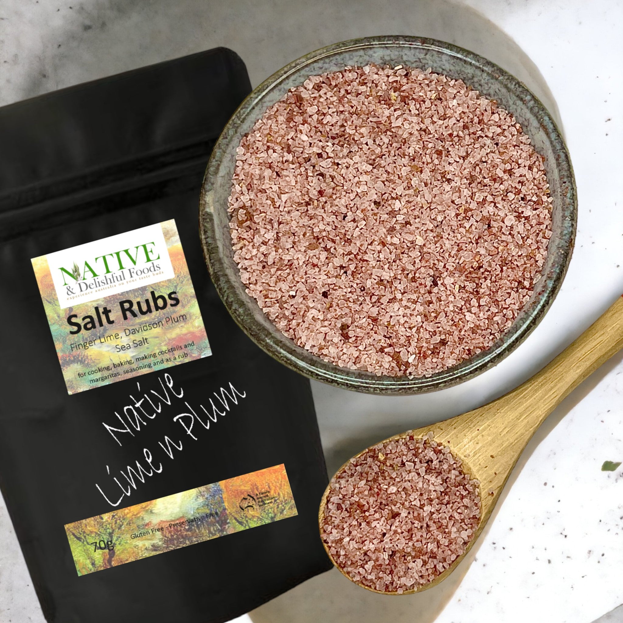 Native Lime n Plum Salt Rub
